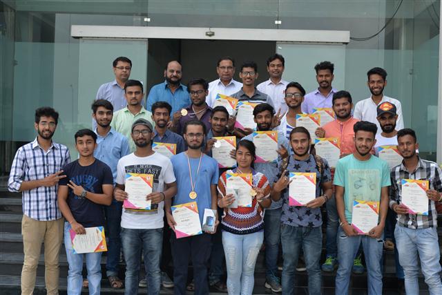 DAV University students participate in youth festival