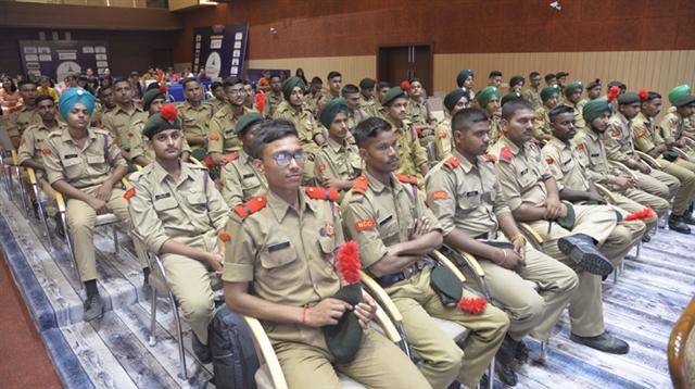 500 cadets participate in NCC camp at DAV University