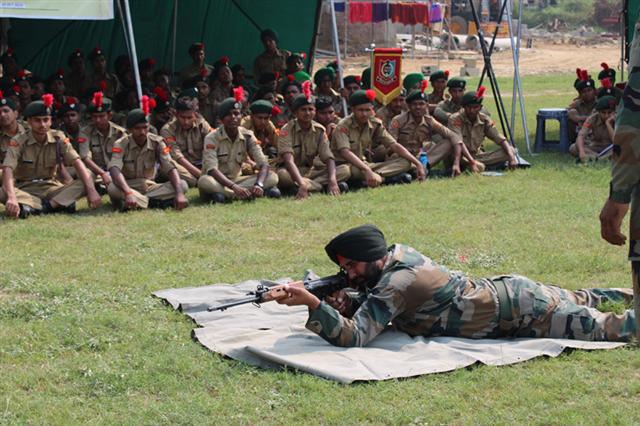 500 cadets participate in NCC camp at DAV University
