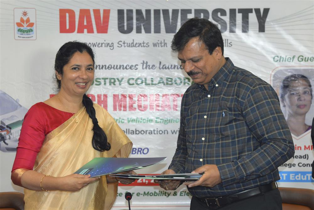 DAV University and L&T Launch India's First B Tech Mechatronics Programme